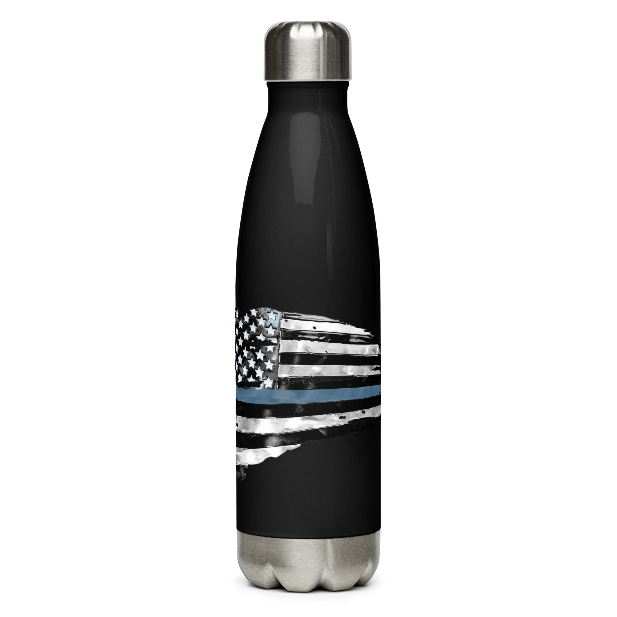 Blue Line Stainless Steel Water Bottle | Urban Carry